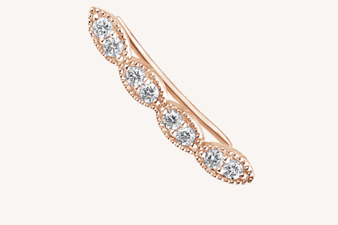 Boucle d'oreille "Dame" de Kimaï