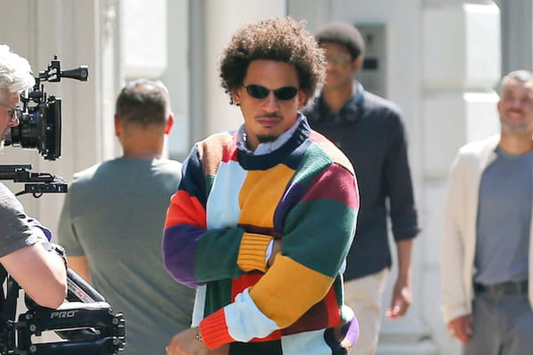 Maille colorée et short léopard, Eric Andre fait preuve d'audace ...
