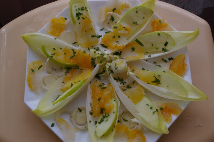 Recette de Salade de haddock aux endives et pommes vertes