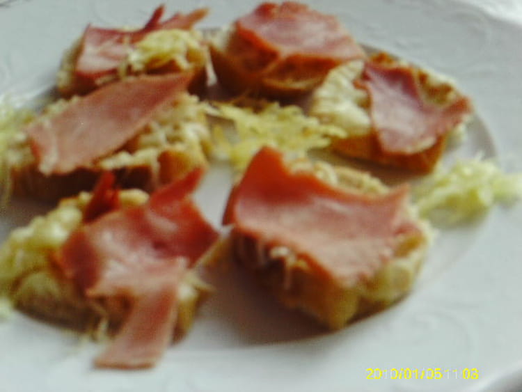 Recette de Petits toasts apéritifs