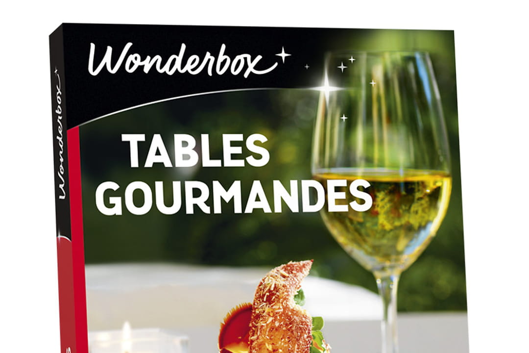 Coffret cadeau Tables gourmandes, Wonderbox