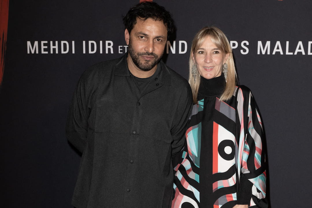 Katia Aznavour, la fille de Charles Aznavour, pose avec Jean-Rachid ...