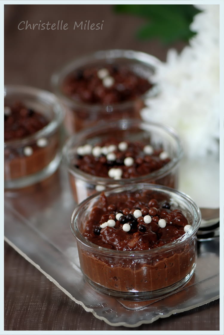 Recette de Riz au lait au chocolat noir, rhum et raisins secs