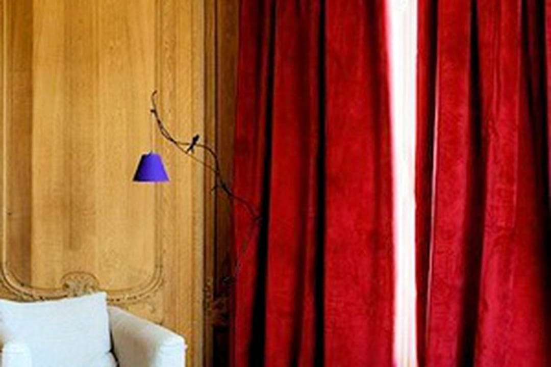 Rideaux en velours rouge de Mesrideaux.fr