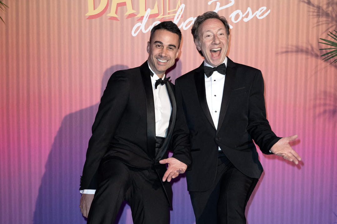 Bal de la Rose à Monaco : Stéphane Bern et son compagnon Yori Bailleres ...