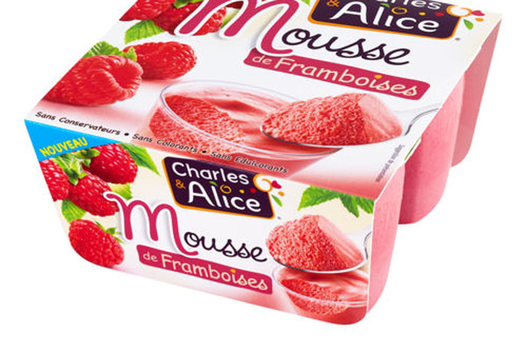 Mousse de framboises de Charles & Alice
