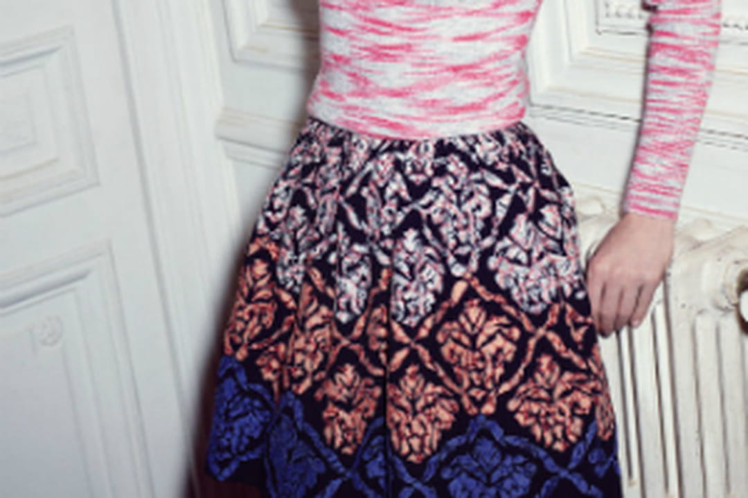 Jupe cloche brodée et perlée de Manoush