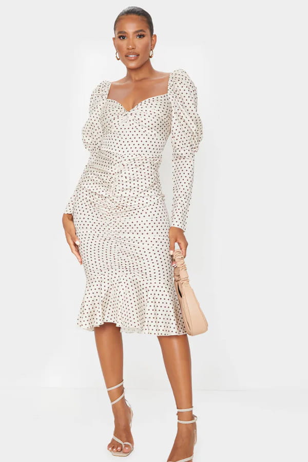 Robe à manches ballons