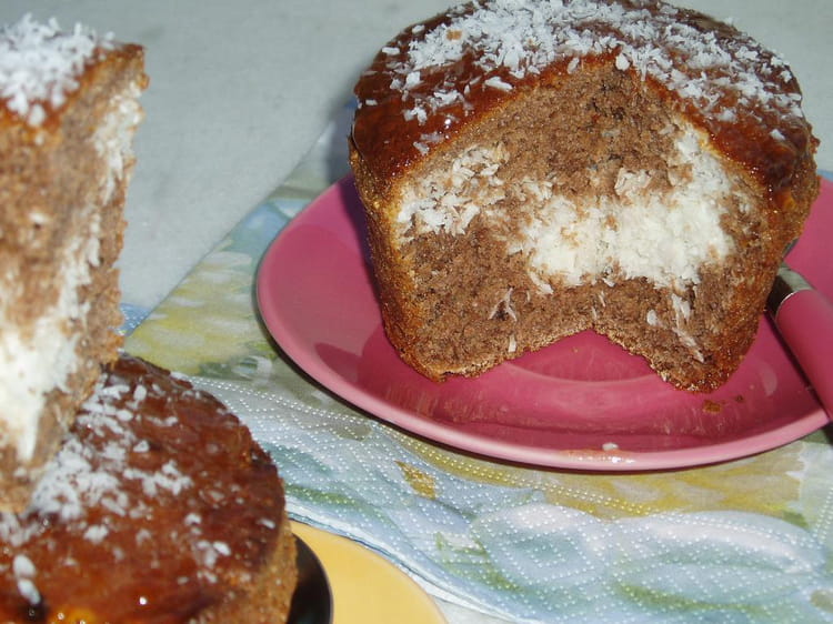 Recette de Gâteaux au cacao et noix de coco