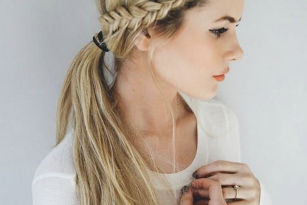 La queue de cheval tressée