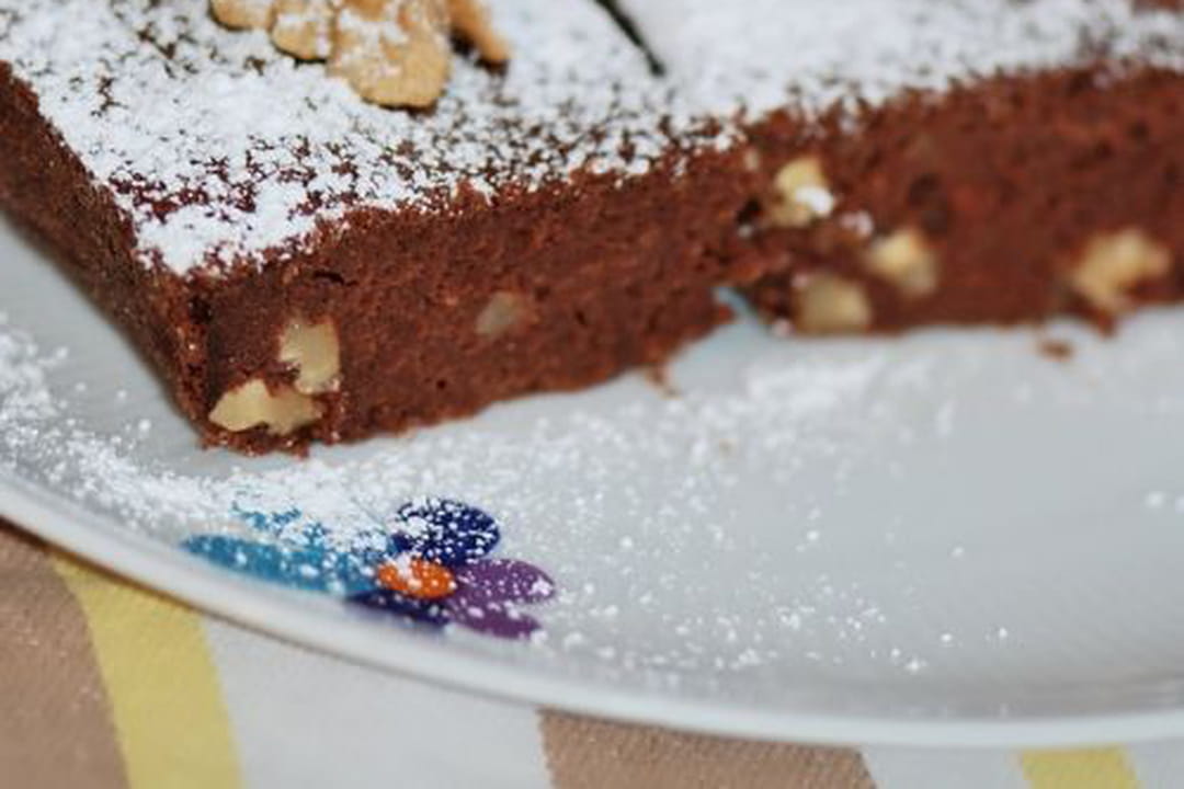 Brownie light aux noix