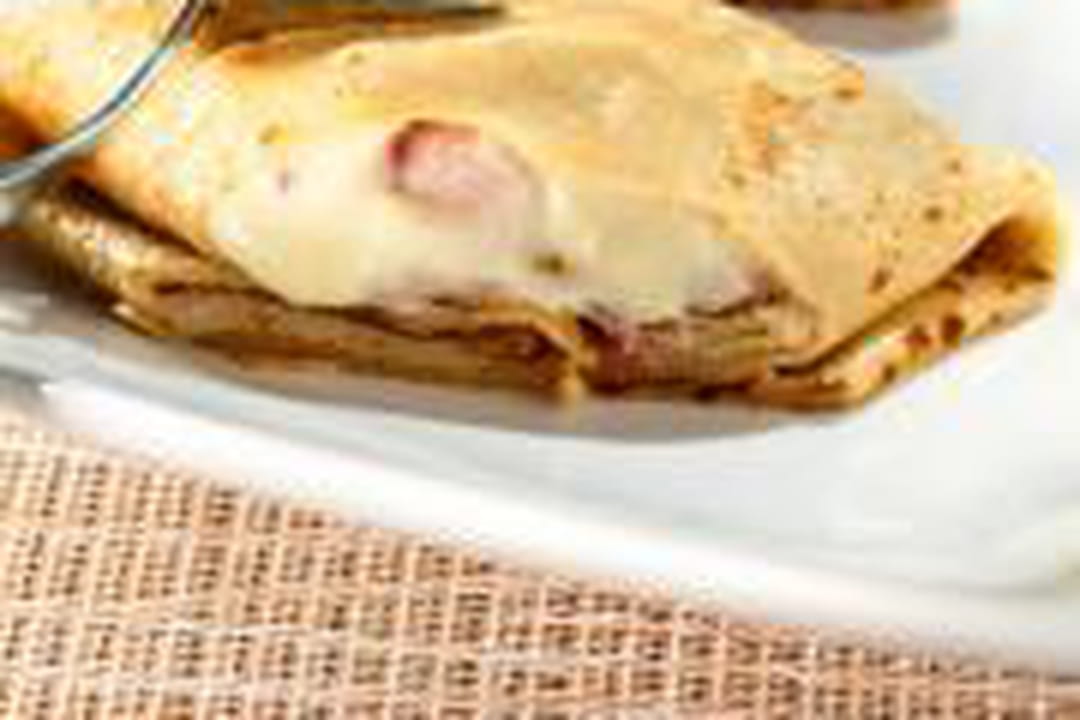Crêpes au Comté et jambon