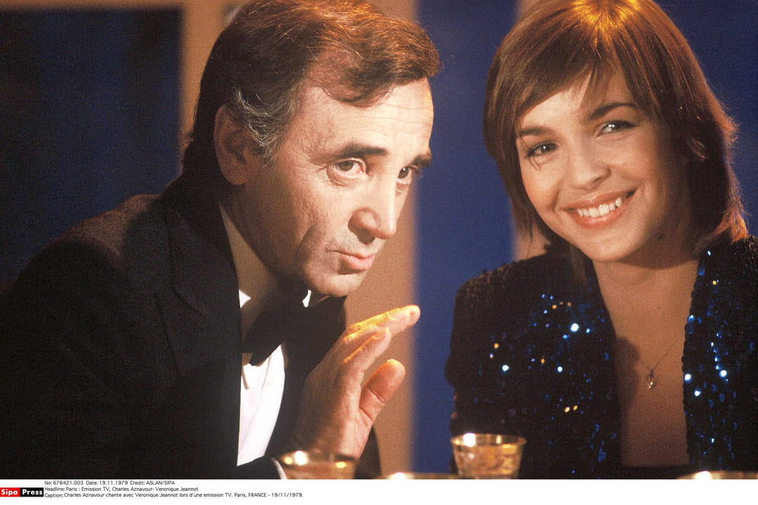 Avec Veronique Jeannot en 1979