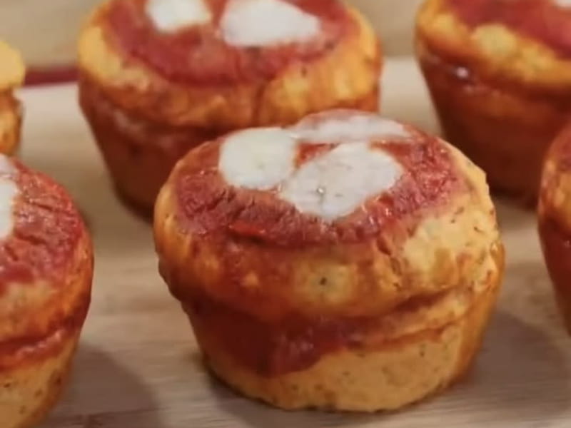 Recette de Muffins façon pizzas
