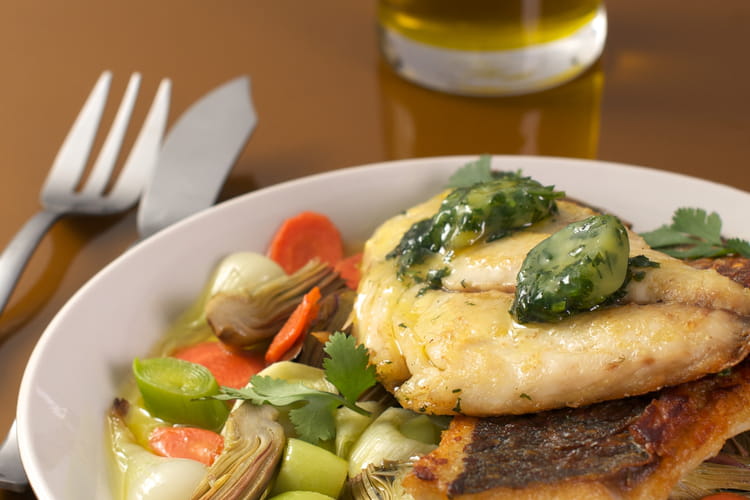 Recette de Filet de daurade à la coriandre