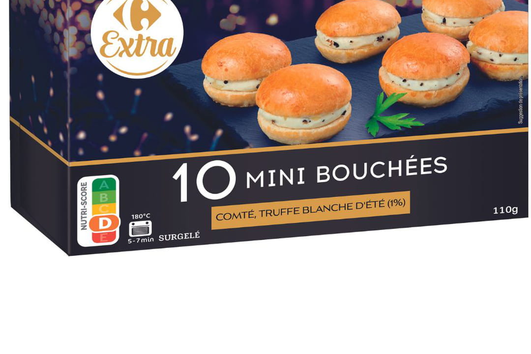 Mini bouchées comté et truffe blanche d'été de Carrefour