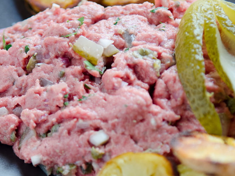 Recette de Filet américain (tartare de bœuf belge)