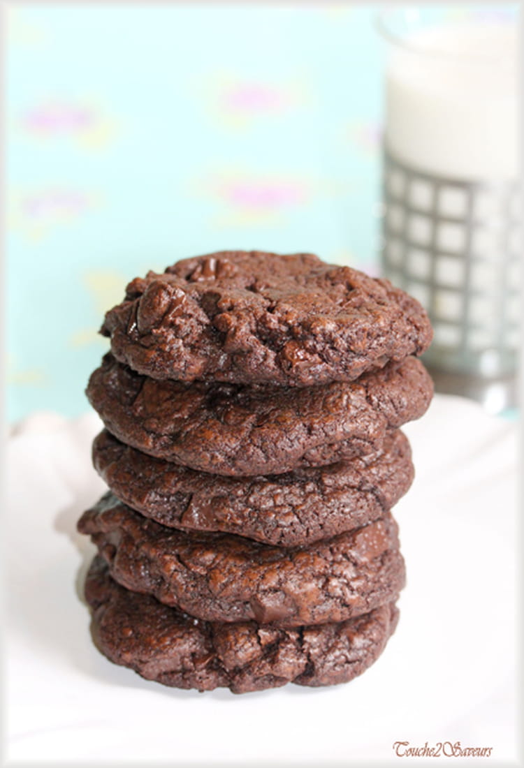 Recette de Cookies double chocolat : la recette facile