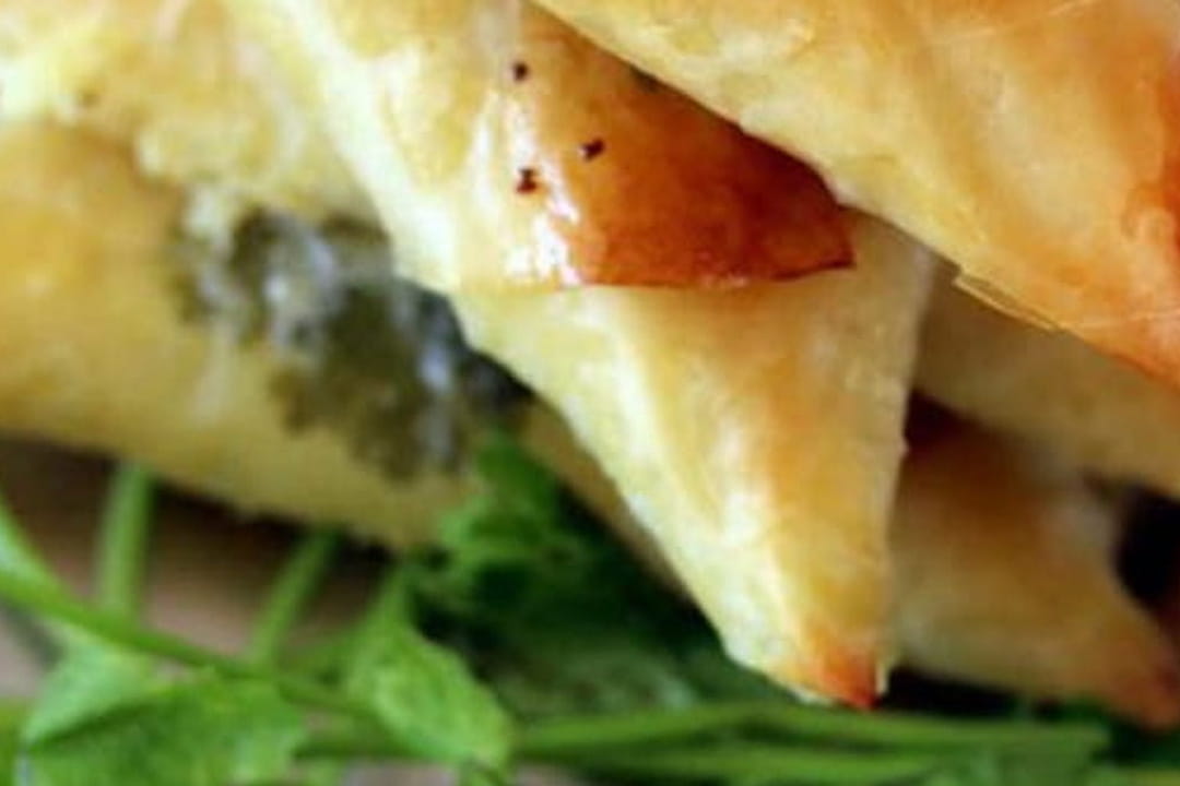 Samoussas au chèvre frais, pommes de terre et coriandre