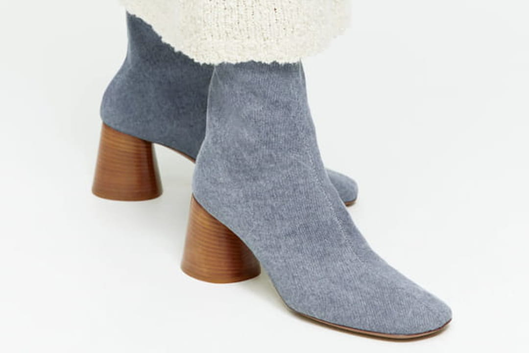 Bottines en denim